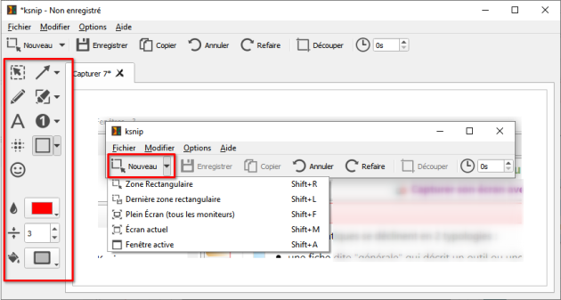Capturer son écran avec Ksnip