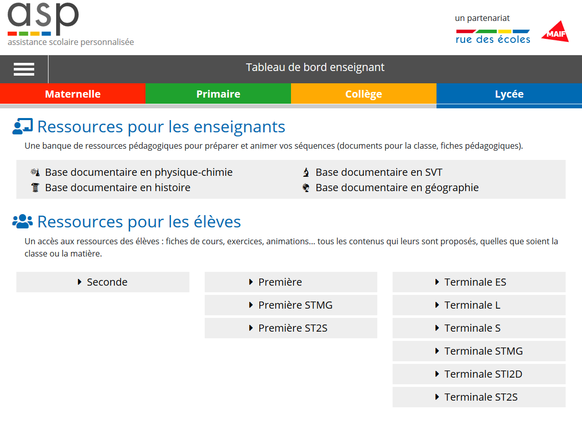 Découvrir l'Assistance Scolaire Personnalisée (ASP)