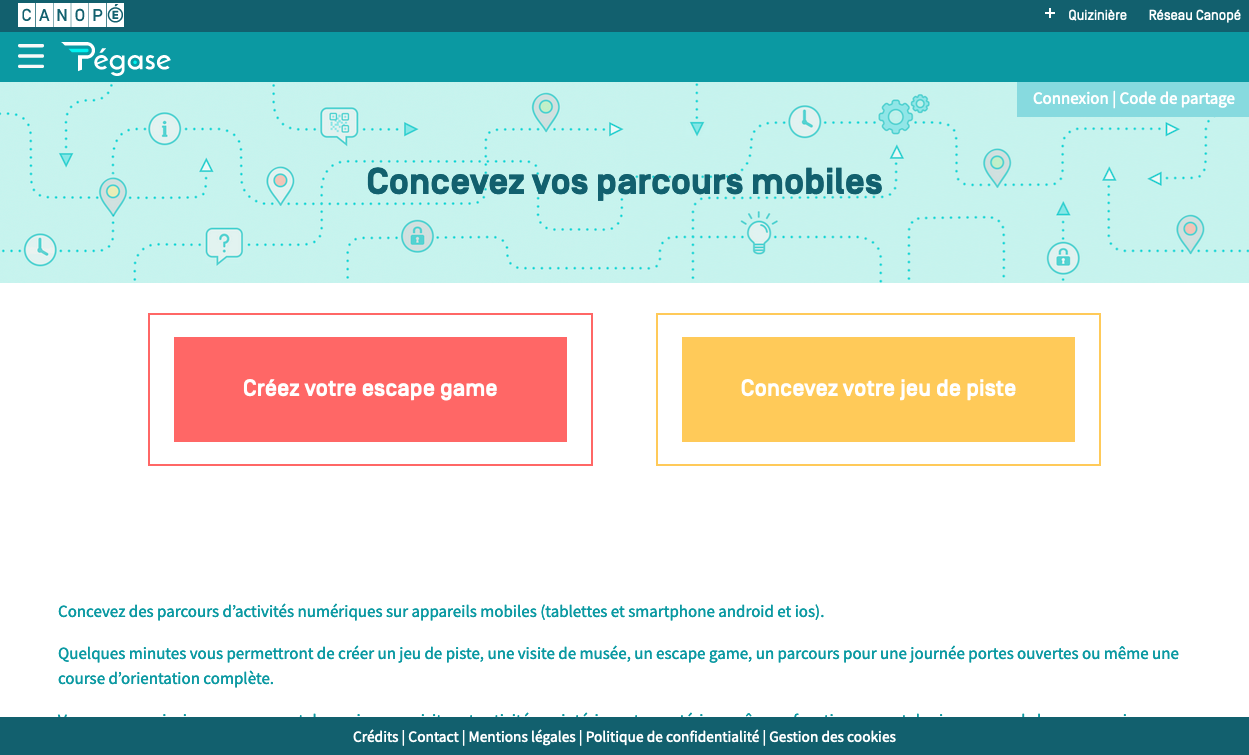 Découvrir Pégase (Réseau Canopé)